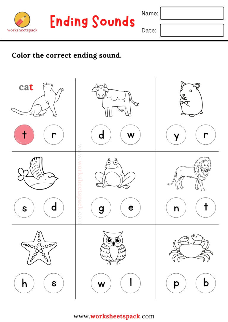 Free Alphabet Spelling Worksheet Letter E Words for Kindergarten ...