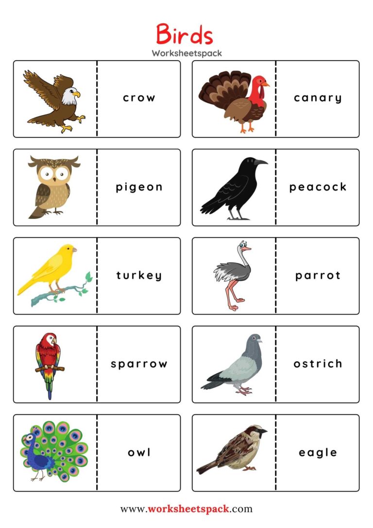 ESL animals domino game - worksheetspack