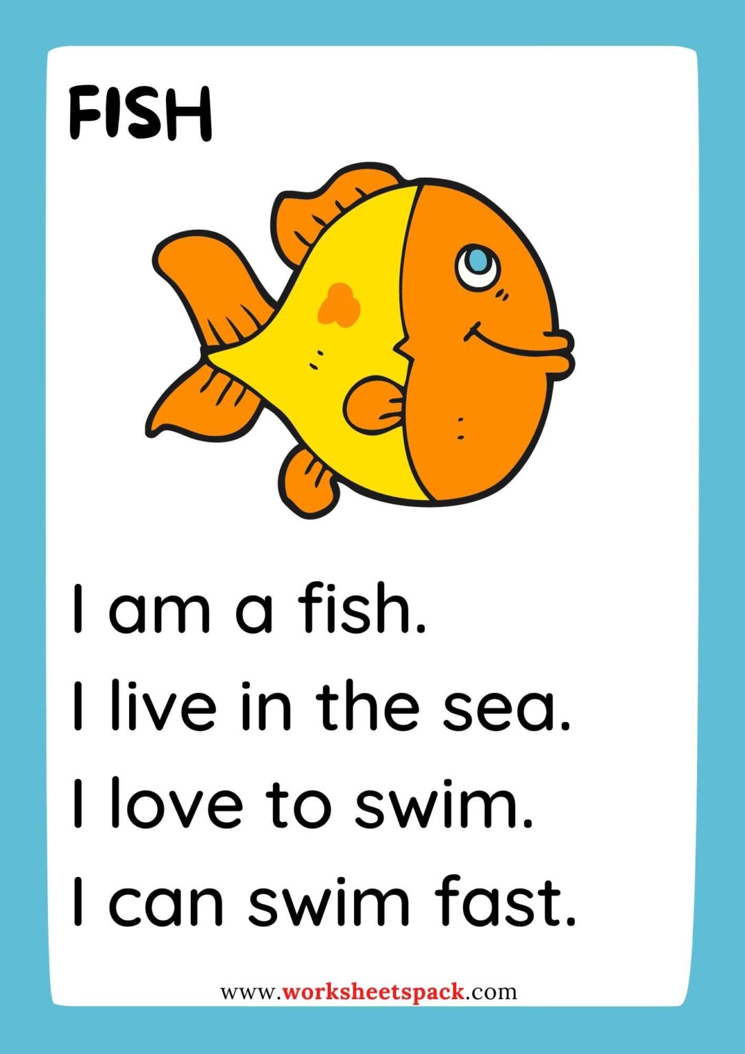 Free Sea Animals Reading Comprehension Worksheets - worksheetspack