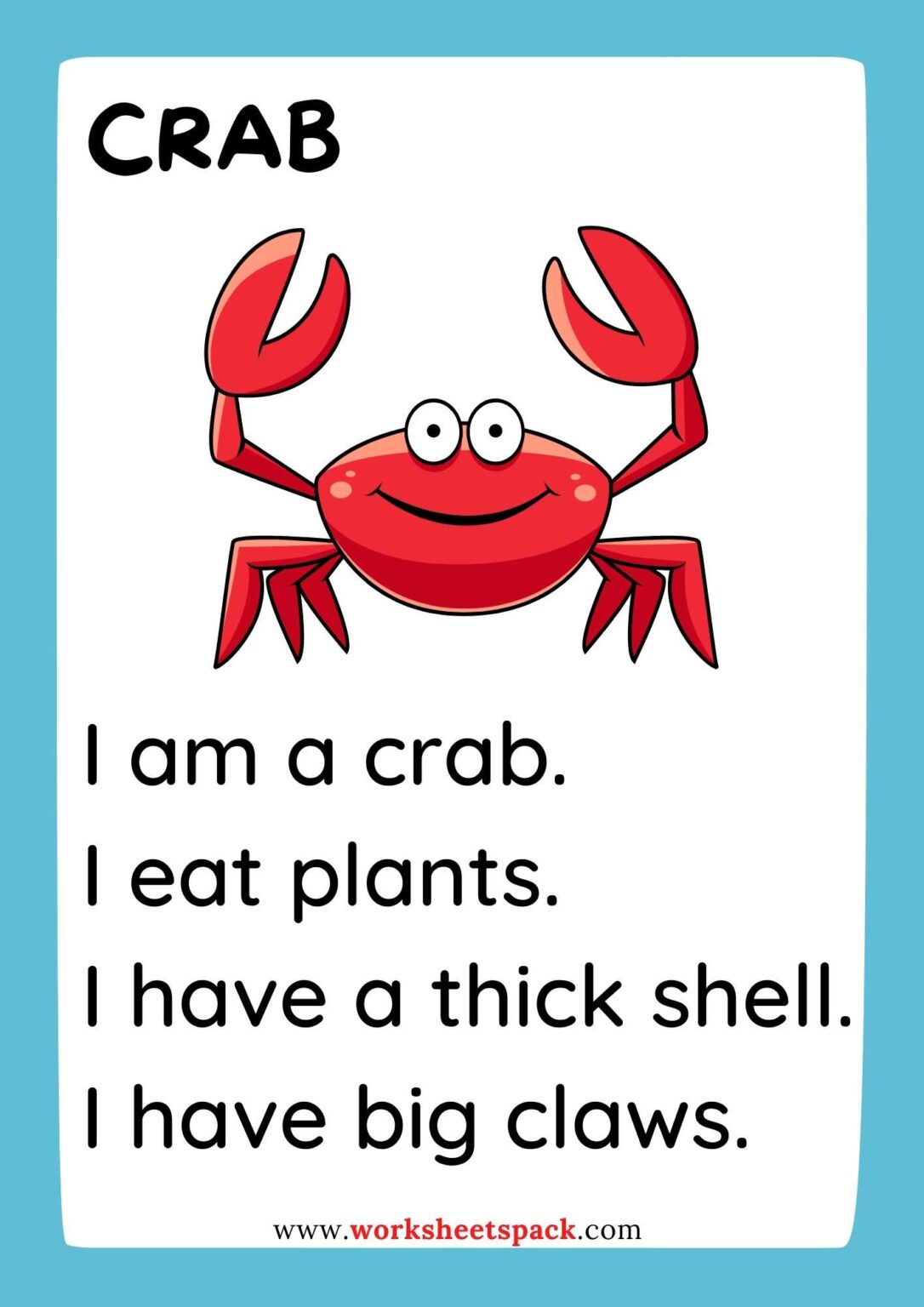 Free Sea Animals Reading Comprehension Worksheets - worksheetspack