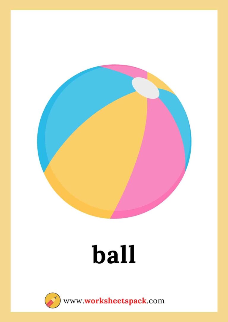 Summer Flashcards PDF - worksheetspack