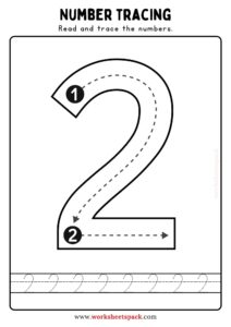 Tracing Numbers 0-10 Free Printable - worksheetspack