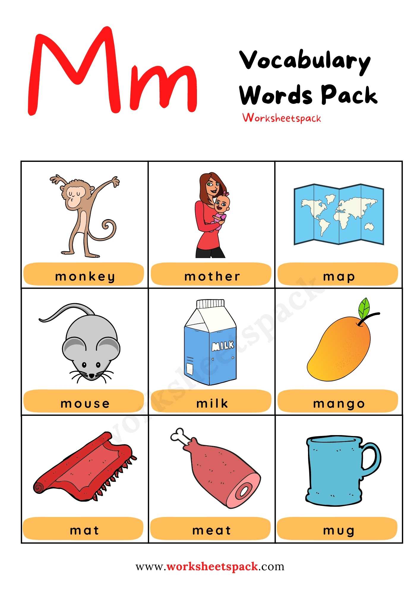 A to Z Alphabet Spelling Free PDF - worksheetspack