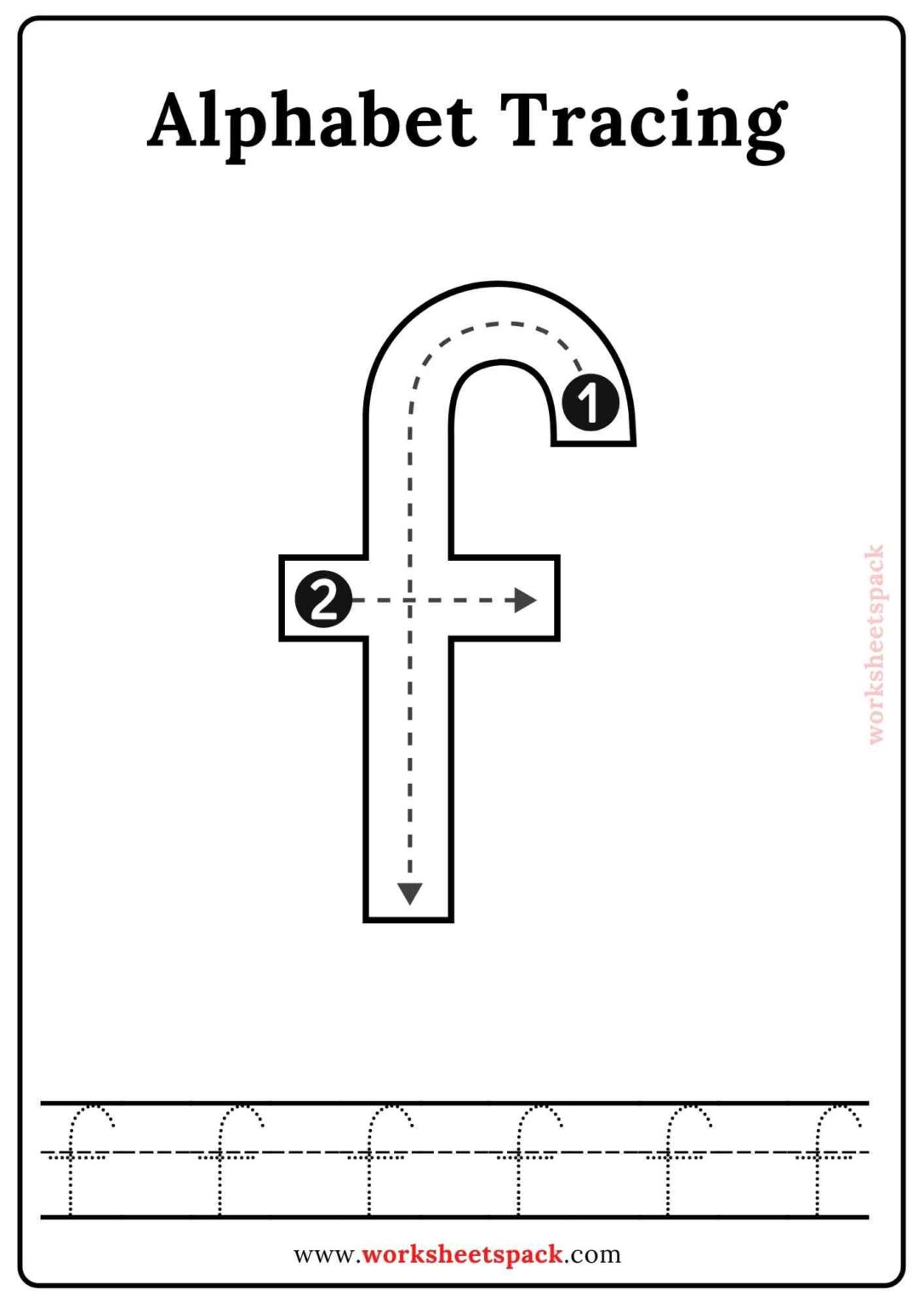 Free Alphabet Tracing Cards Lowercase Letters - worksheetspack