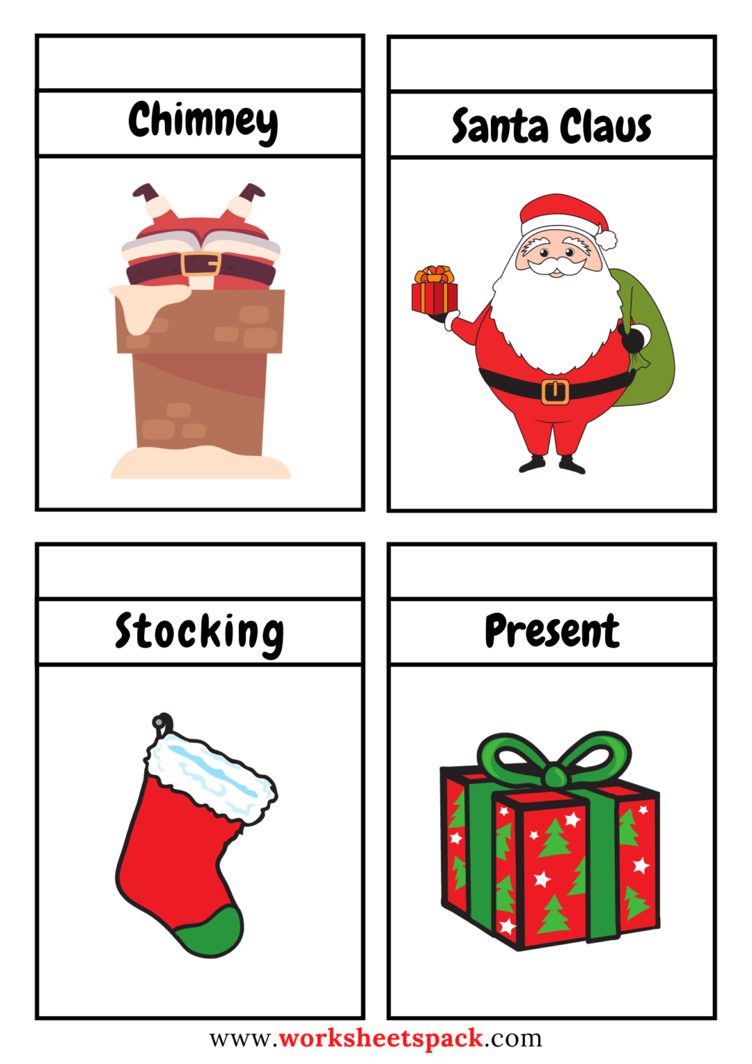 Winter Flashcards PDF - worksheetspack