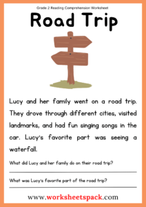 Grade 2 Reading Comprehension Worksheets - worksheetspack