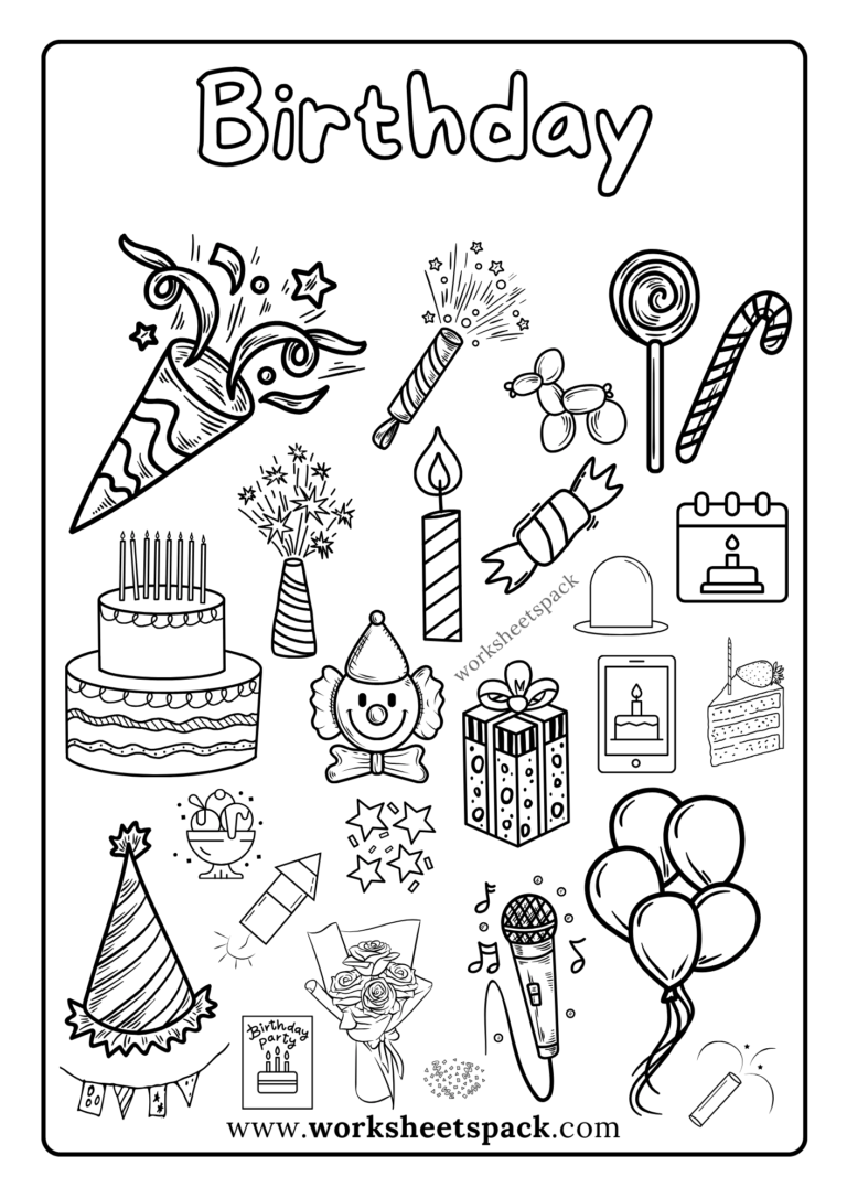 Free 4 seasons coloring pages - worksheetspack