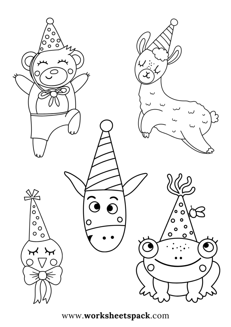 Happy Birthday: 20 Best Birthday Coloring Pages - worksheetspack