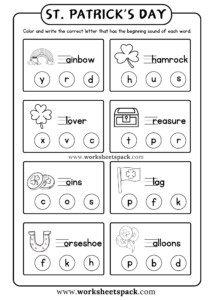 30 Best Free St. Patrick’s Day Worksheets Bundle - worksheetspack