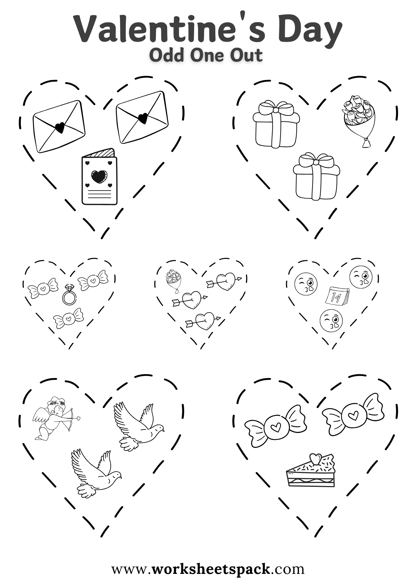 35 Free Valentine's Day Worksheets - worksheetspack