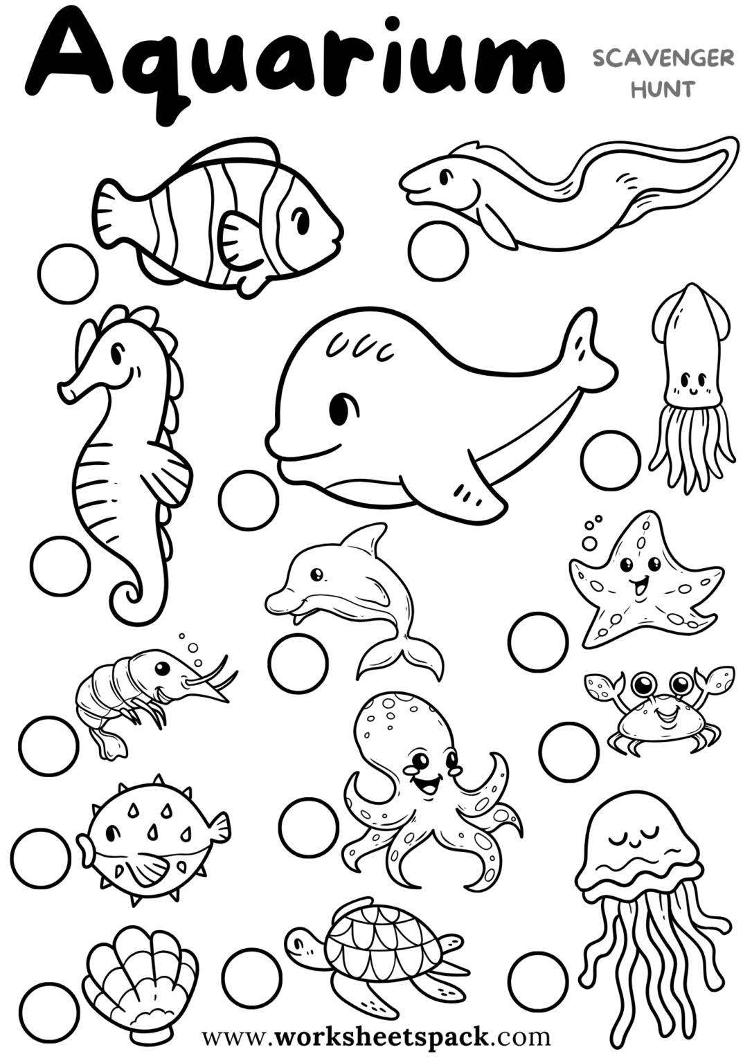 Splash into Excitement: The Best Aquarium Scavenger Hunt Ideas ...