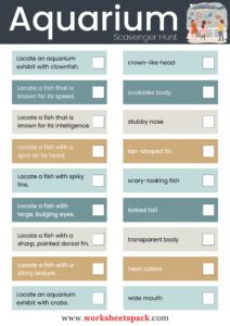Splash into Excitement: The Best Aquarium Scavenger Hunt Ideas ...