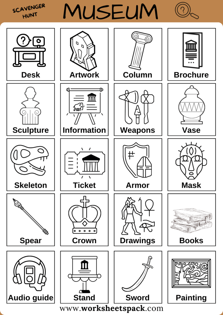 Engaging and Educational: Museum Scavenger Hunt Activities for All Ages ...