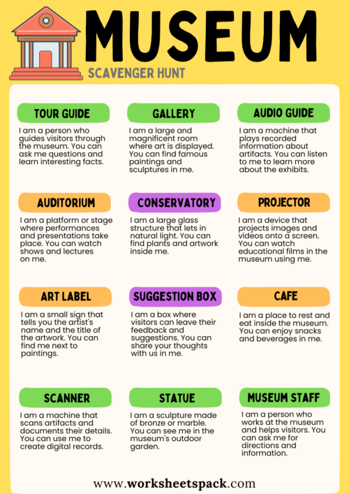 Engaging and Educational: Museum Scavenger Hunt Activities for All Ages ...