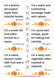 10 Exciting Thanksgiving Scavenger Hunt Ideas - worksheetspack