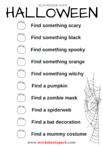 Creating Spooky Memories: 12 Best Halloween Scavenger Hunt Ideas ...