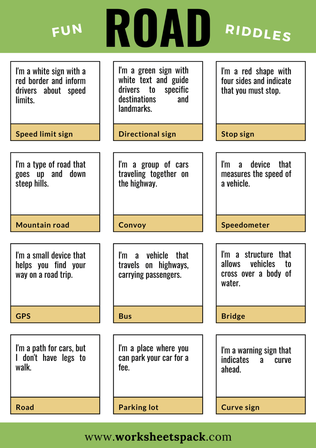 Adventure on Wheels: Free Printable Road Trip Scavenger Hunt for All ...